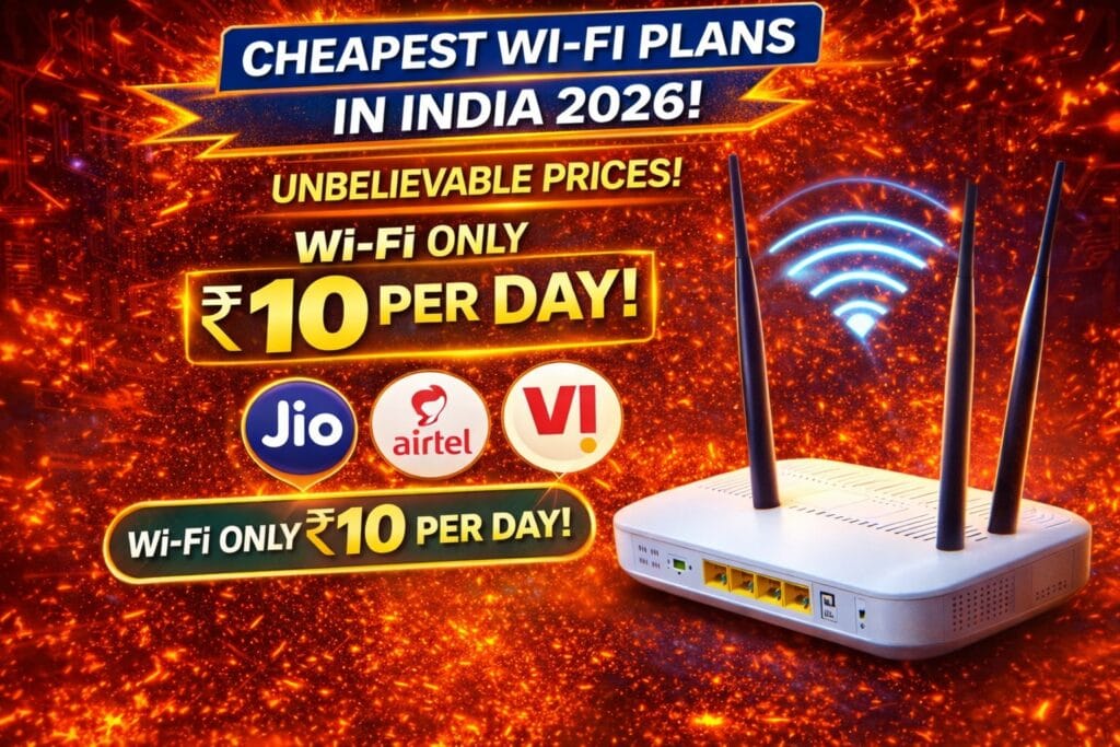 India’s Best Budget Broadband Plans 2026 Fast, Affordable